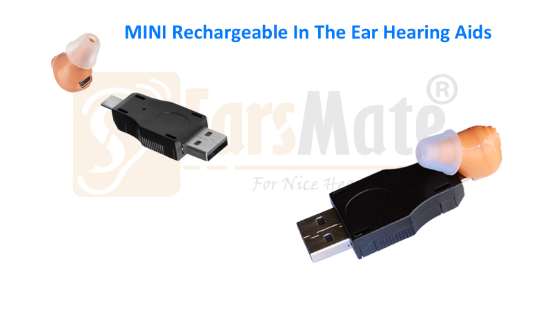 Earsmate EV1 Rechargeable Hearing Aid Mini in The Ear Canal - Earsmate