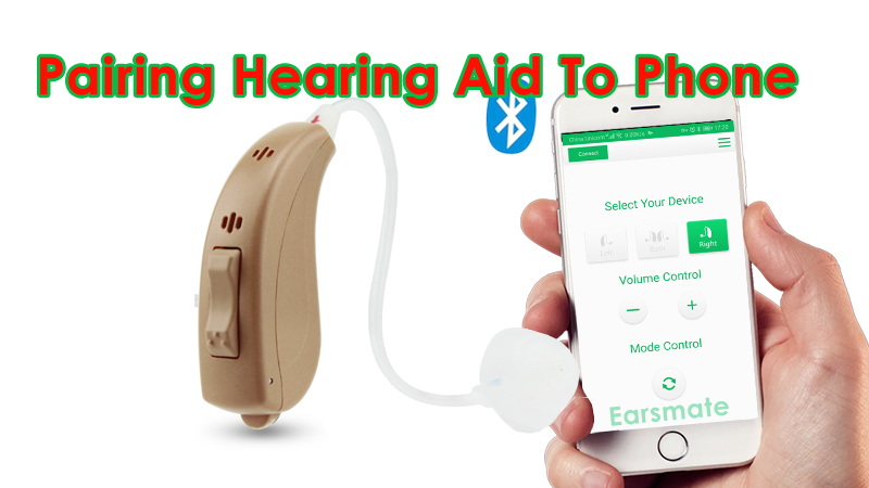 How to pairing hearing aids to iphone?