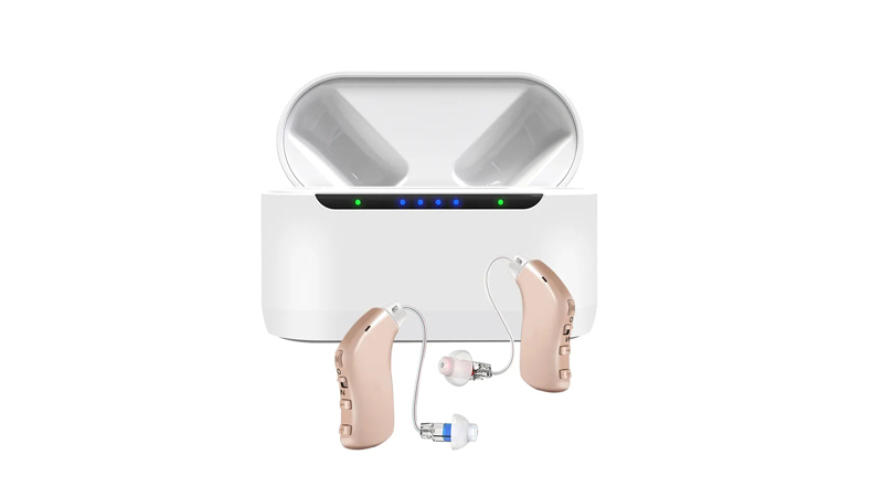 Top Mini Rechargeable Digital hearing Aids Binaural For Seniors Deaf ...