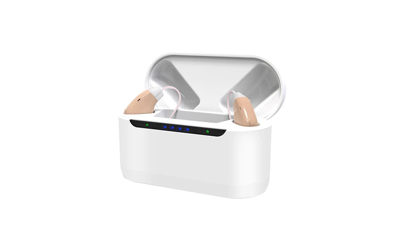 Top Mini Rechargeable Digital hearing Aids Binaural For Seniors Deaf ...