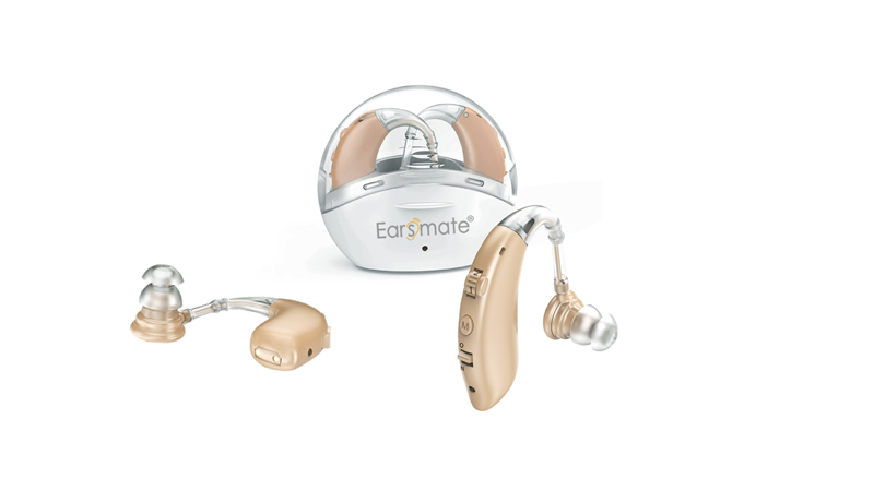 Dual Rechargeable BTE Smallest Behind The Ear Hearing Aid Price - Earsmate